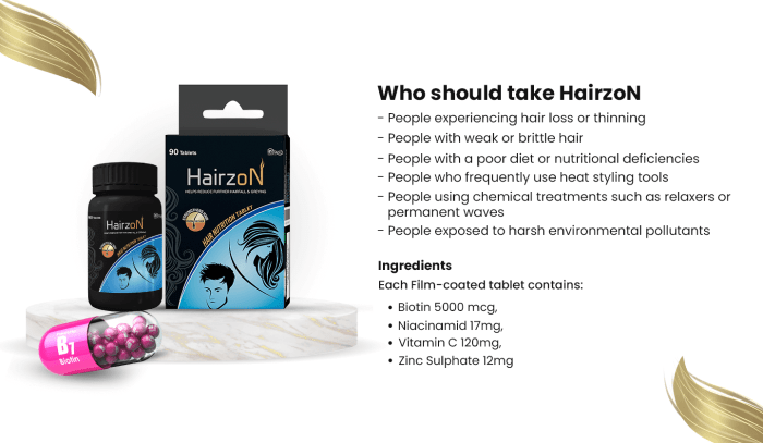 Hairzon tablets to prevent Hair loss regain hair growth